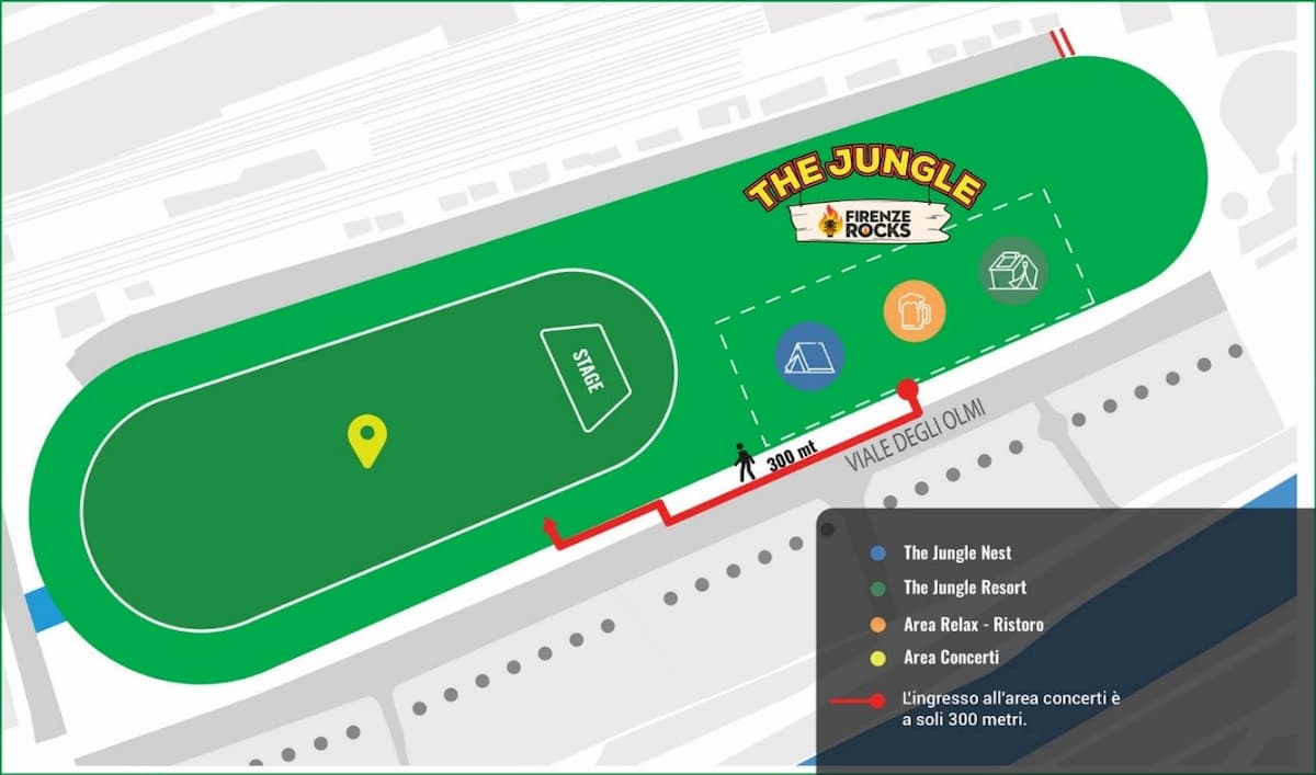 Firenze Rocks 2020, dove dormire? C’è anche il campeggio - Il Reporter