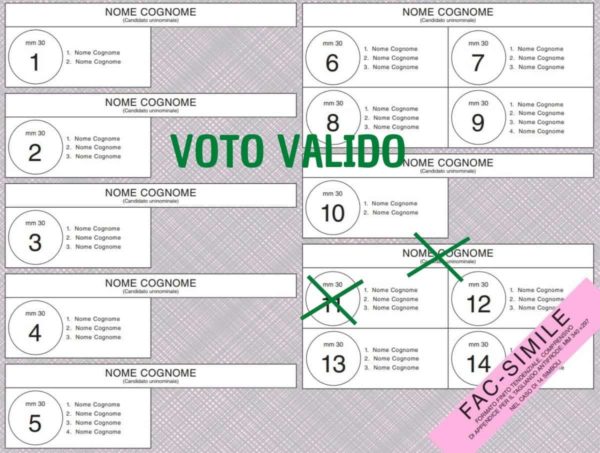 Scheda bianca e scheda nulla: a chi va il voto, significato e differenza