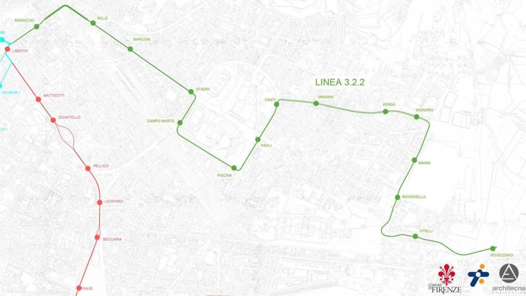 Nuova tramvia di Firenze: le linee in progetto e il percorso